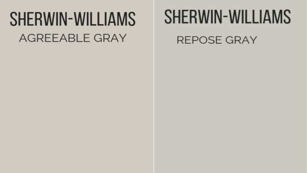 The Ultimate Comparison: Repose Gray vs Agreeable Gray - DormyHome