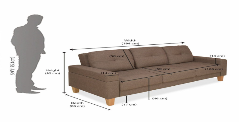 A Detailed Guide on Sofa Dimensions to Choose the Right Sofa - DormyHome