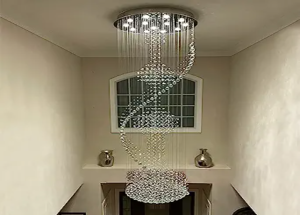 21 Stunning Staircase Chandelier Ideas for a Home Makeover - DormyHome