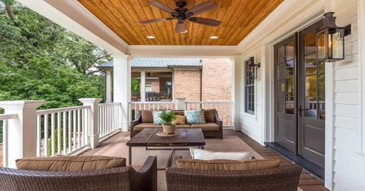 7 Amazing Porch Ceiling Ideas with The Best Material - DormyHome